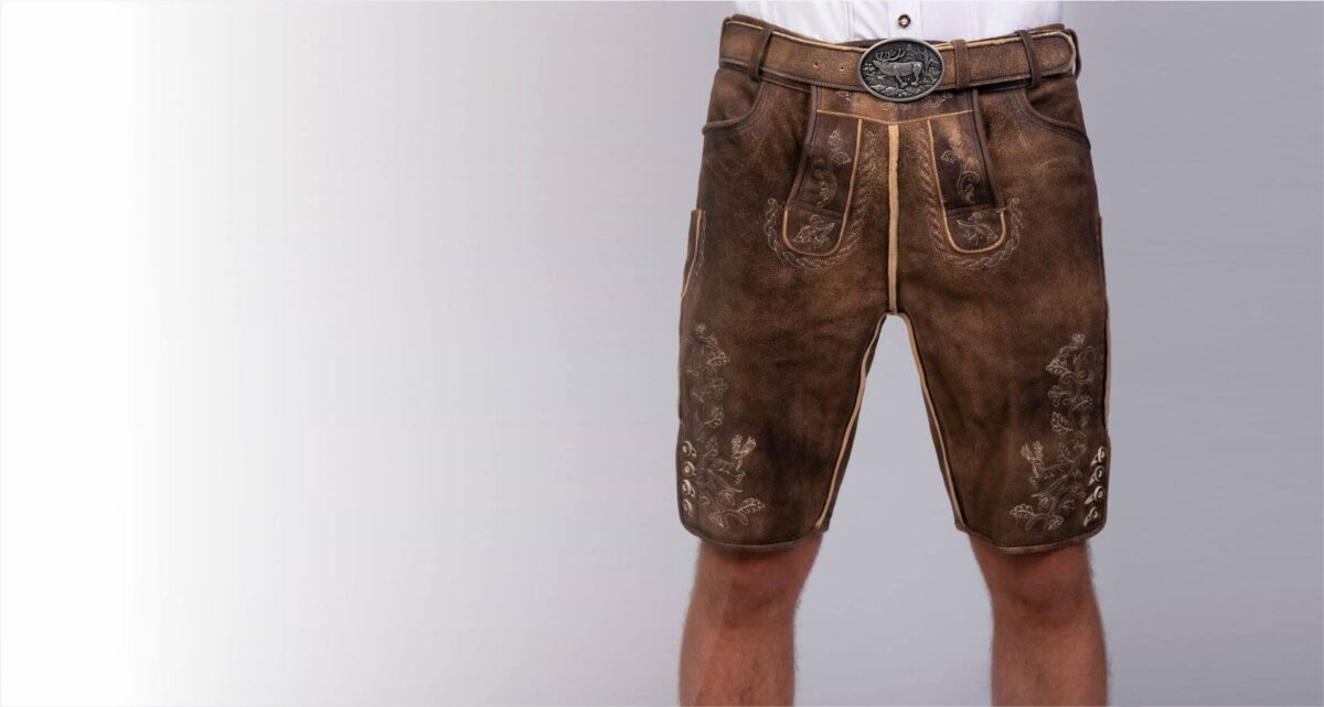 Lederhosen Outfit - German Lederhosen and Drindl Dress